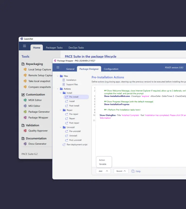 PACE Products: Streamline Your Application Packaging Efforts